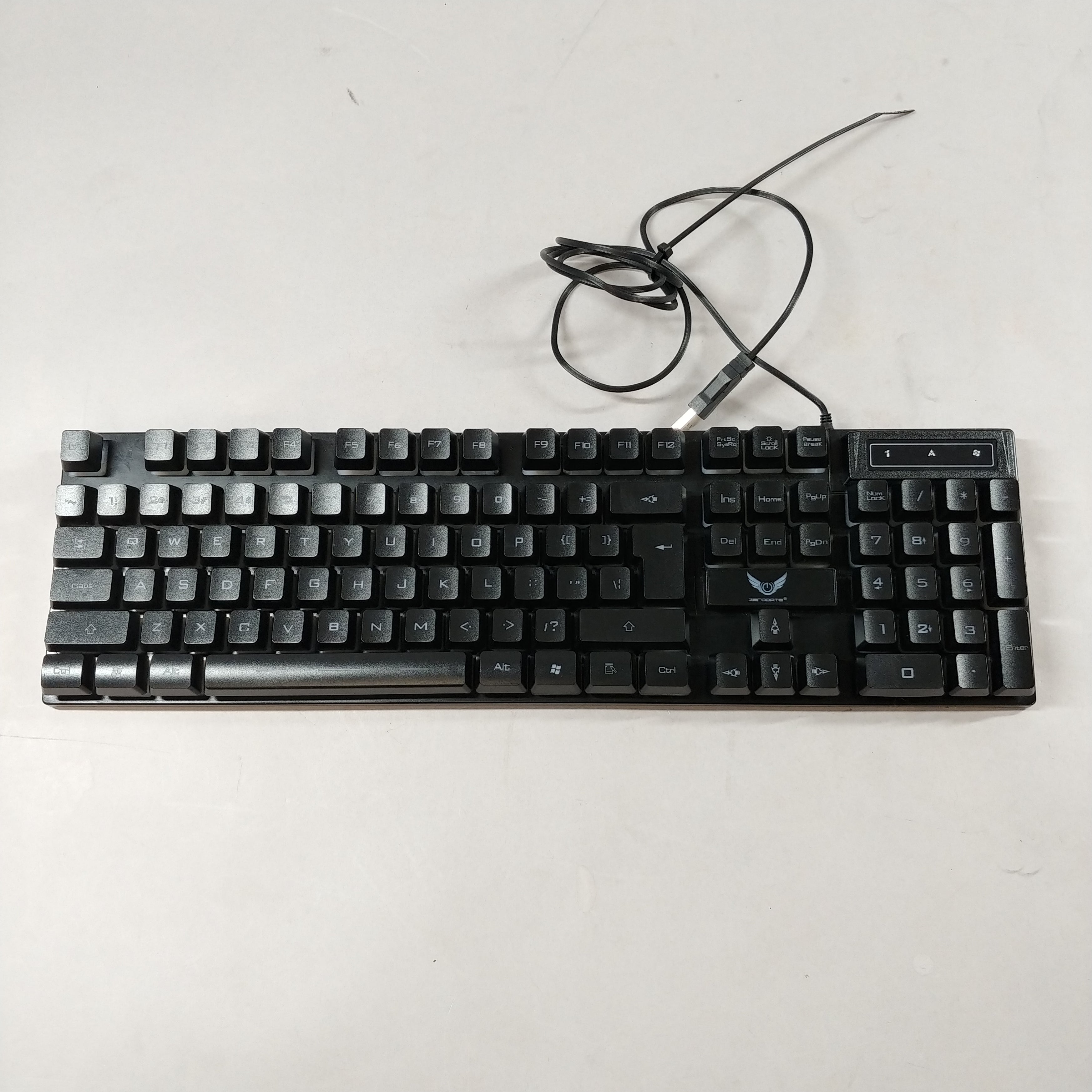 zerodate suspended backlit keyboard wired usb rgb keyboard – PayMore ...