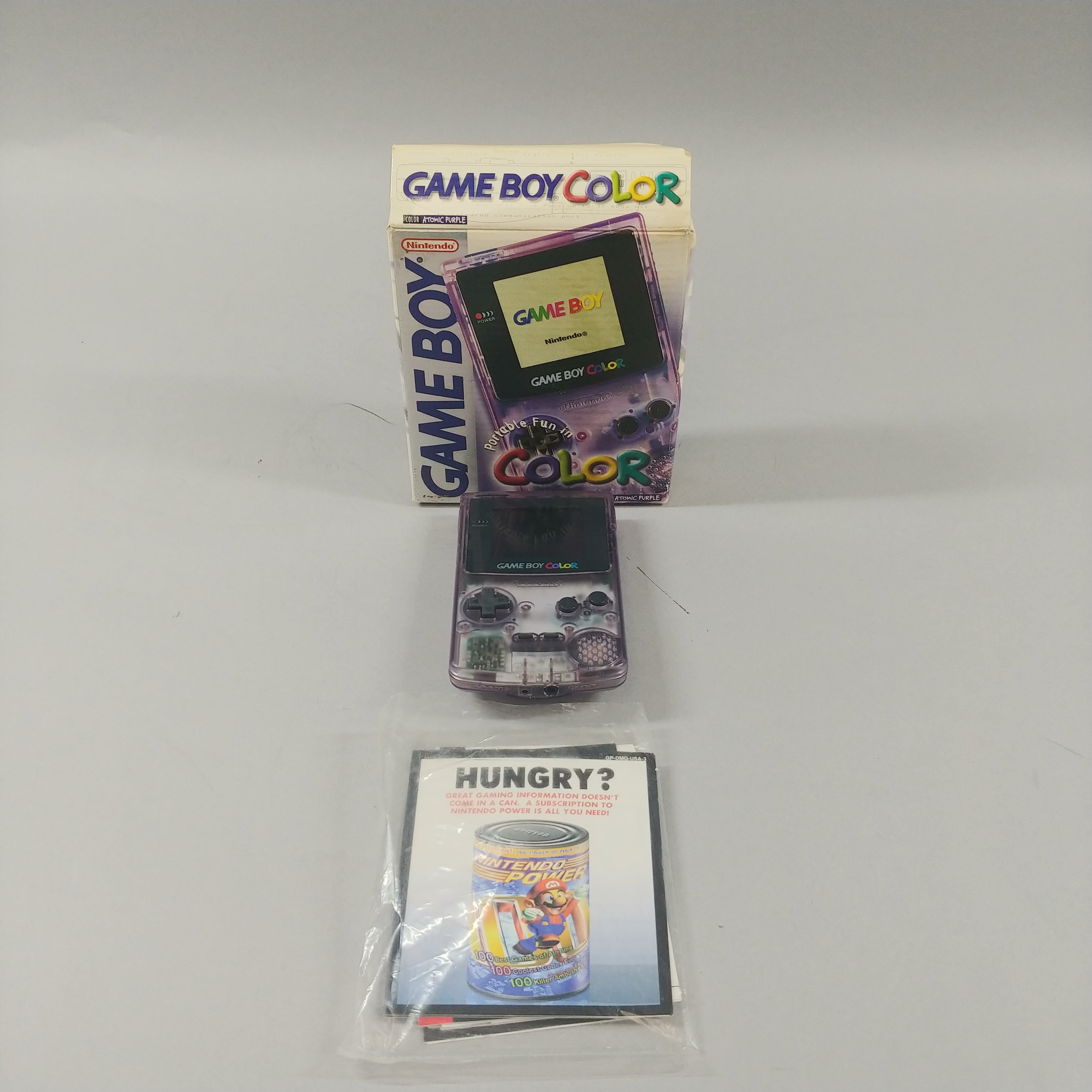 Nintendo Game Boy Color Handheld Game Console CGB-001 Grape – PayMore ...